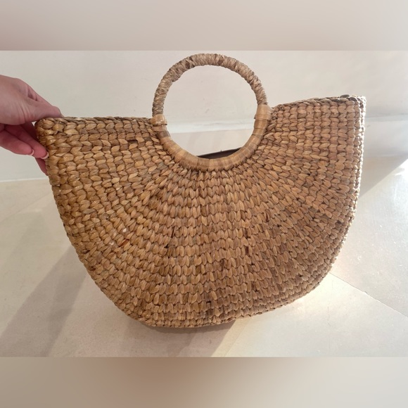 Bags | Sea Grass Purse With Dust Bag | Poshmark